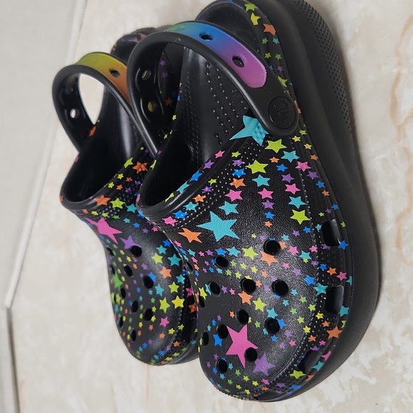 CROCS | Shoes | Crocs Child 2 Cutie Crush Disco Dance Party Clogs Shoes ...